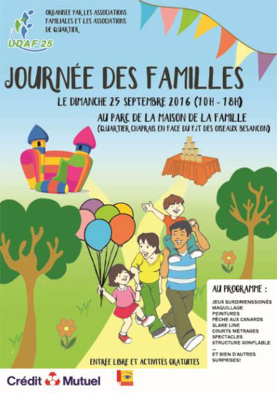 Besançon – 1ère édition de la Journée des Familles le 25 septembre ...